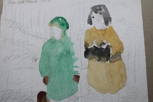 William Daniel Clyne - Study of 2 ladies | eBay