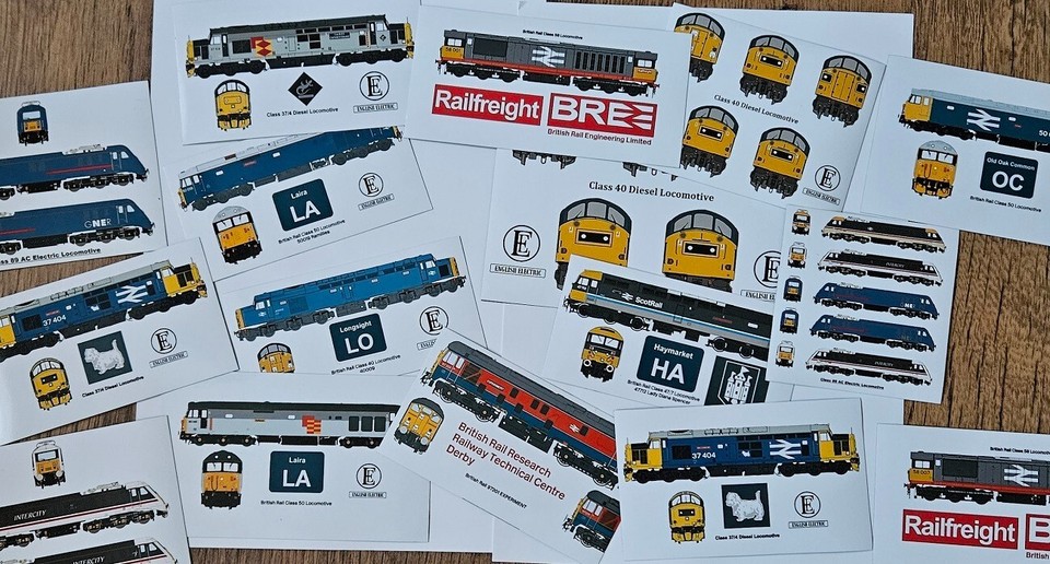 Fridge Magnet British Rail Prototype Deltic DP1 Blue Diesel Locomotive ...