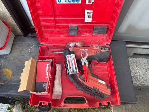 Hilti GX 120 Gas Powered Actuated Fastener Nail Gun Tested w ...