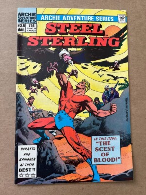 STEEL STERLING # 5 VF ARCHIE RED CIRCLE COMICS 1984 | eBay