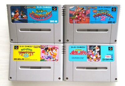 Mickey Magical Adventure 1 2 3 Donald Duck Nintendo Super Famicom SFC ...