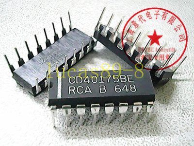 5PCS CD40175BE IC D-TYPE FLIP-FLOP QUAD 16-DIP CD40175 40175 CD40175B ...