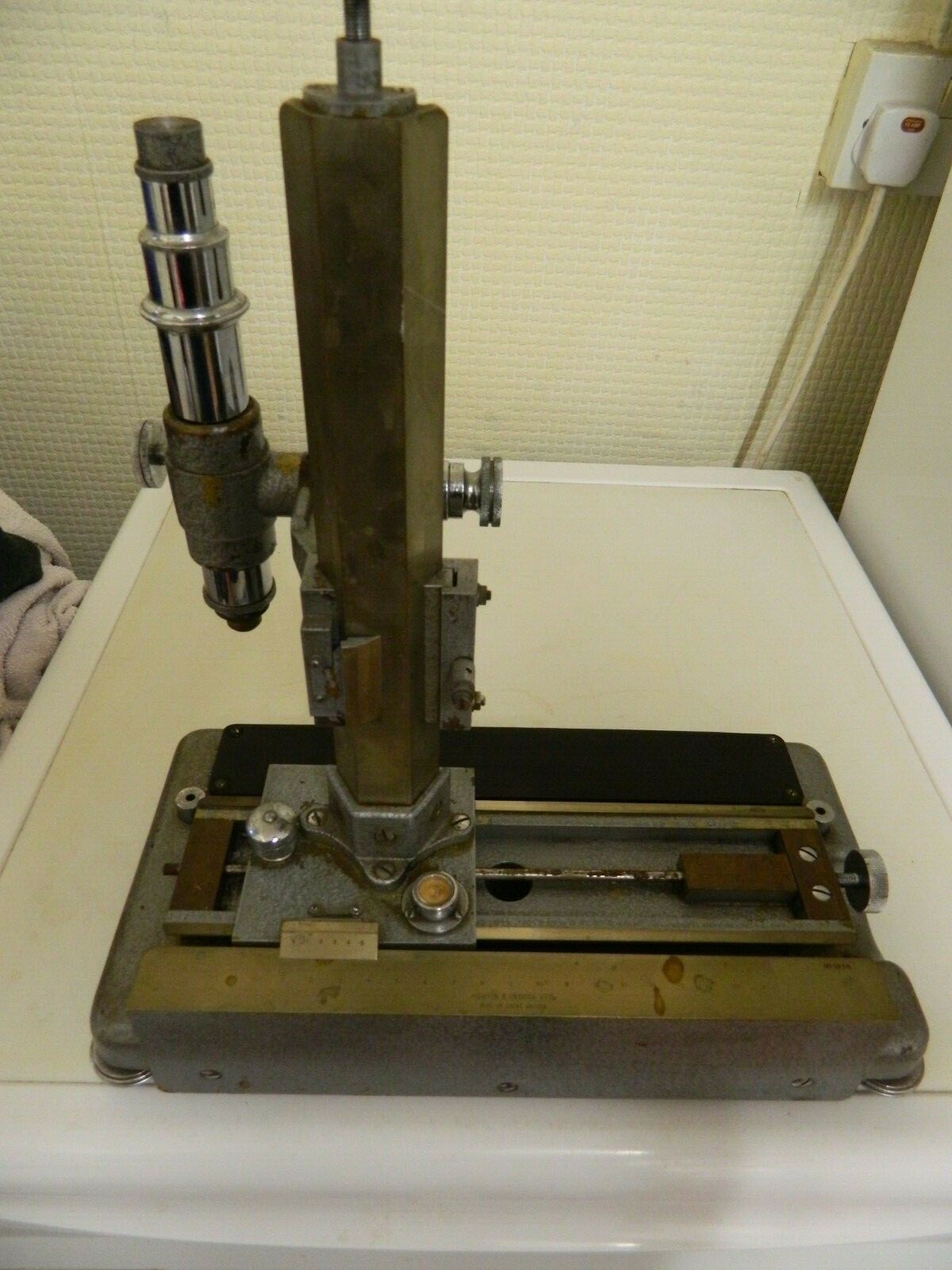 Vintage Griffin & George TRAVELLING VERNIER MICROSCOPE ( Working Order ...