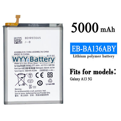New Replacement Battery EB-BA136ABY For Samsung A13 5G SM-A136U SM ...