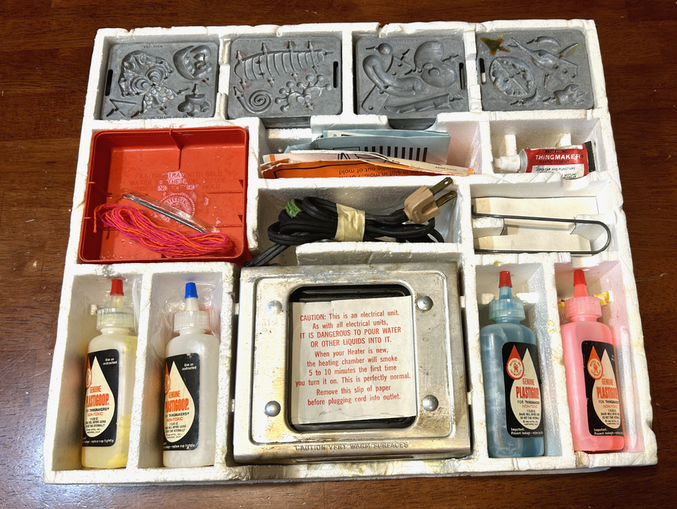 Vintage Mattel THINGMAKER MINI DRAGONS - COMPLETE W/GOOP & WORKING! | eBay