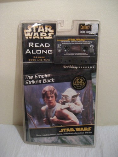 STAR WARS THE EMPIRE STRIKES BACK read along 24-page book and tape new ...