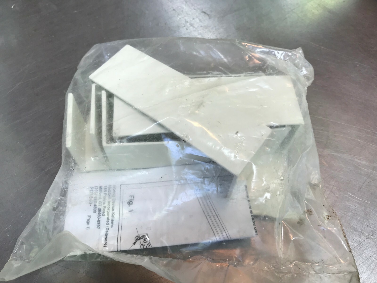 PB3SC HUBBELL PVC Splice Cover QTY of 5 Covers Fits BaseTrak PB3 | eBay