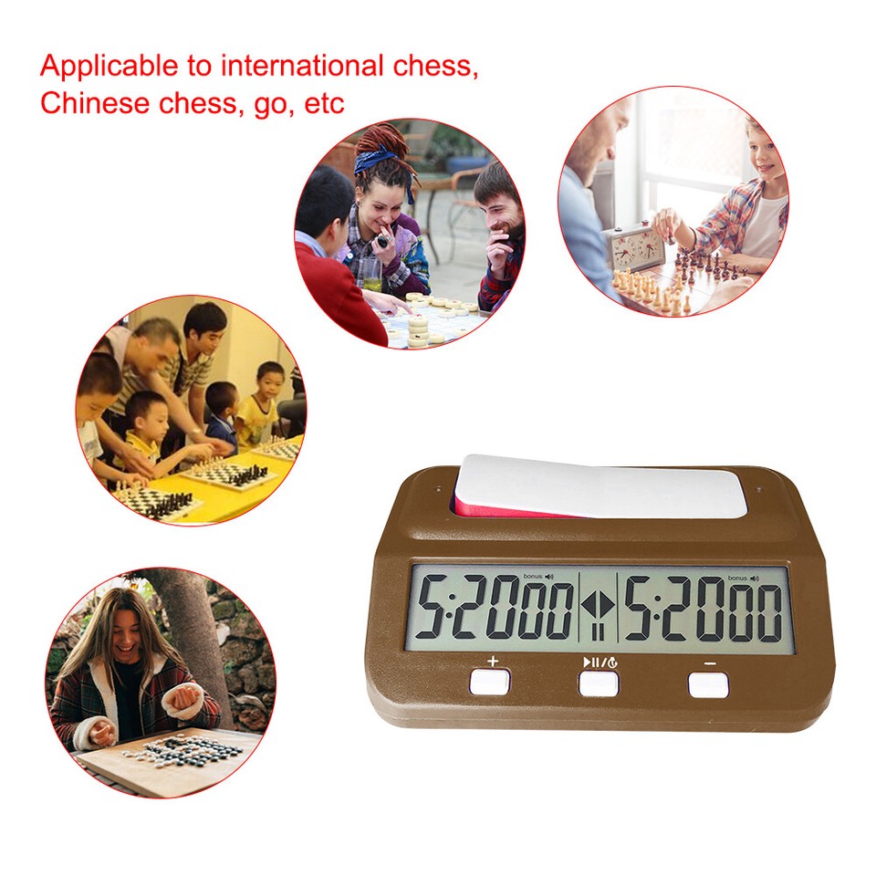 Board Game Clock Professional Board Game Stopwatch Plastic for Training ...