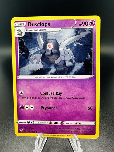 Pokemon TCG - Dusclops 70/185 - Vivid Voltage 2020 | eBay