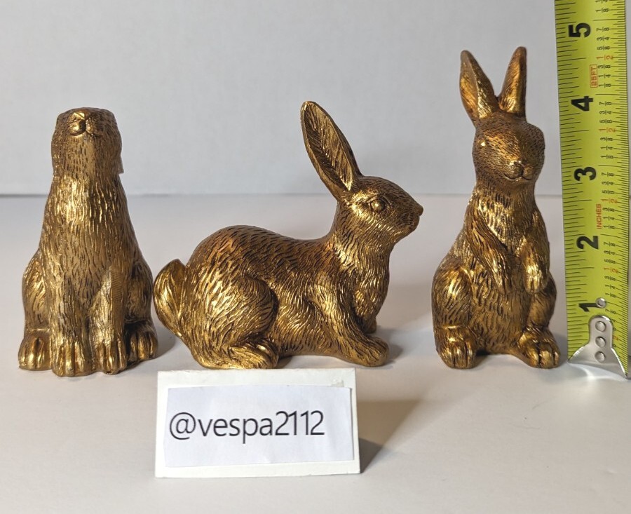 Target Bullseye Playground Easter Gold Bunny Set Larger 5in Spring ...