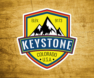 Skiing Keystone Colorado Sticker Decal 3" x 3" Snowboarding | eBay