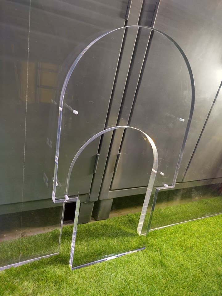 Bullet Proof Ballistic Acrylic Teller Window Set 75.75"W x 49"H | eBay