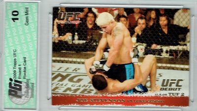 Joe Stevenson Luke Cummo 2009 Topps UFC #29 Gold 432 Made Rookie Card ...