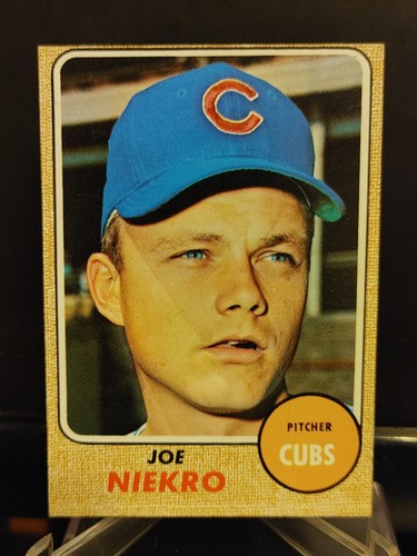 Joe Niekro 1968 Topps #475 - Chicago Cubs | eBay