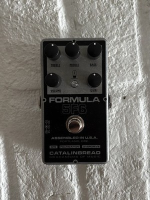 Catalinbread Formula 5F6 Tweed Bassman-style Overdrive Pedal Black and ...