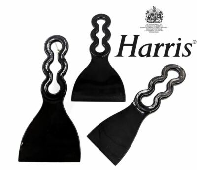 Harris 3pc Plastic Filling Knife Scraper Set Flexible Spreading Putty ...