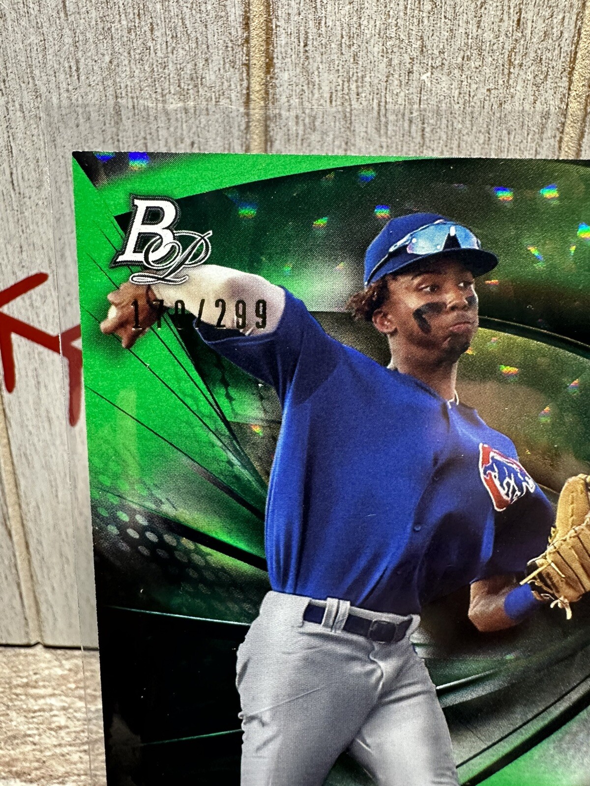 2022 Bowman Platinum Reginald Preciado Rc.#TOP-50 GREEN FOIL #179/299 ...