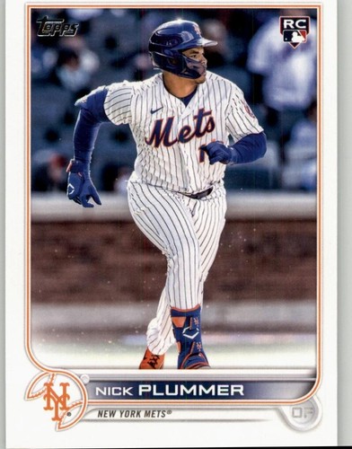 2022 Topps Update Nick Plummer Rookie #US247 RC New York Mets | eBay