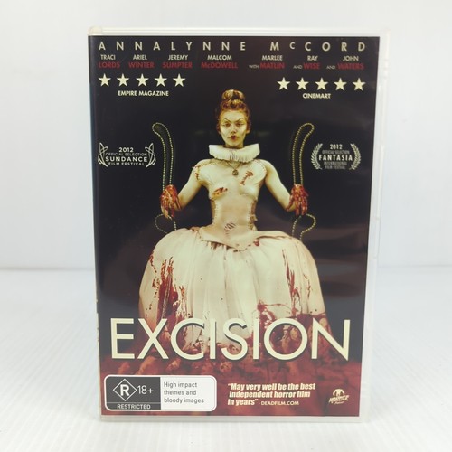Excision DVD 2012 Region 4 Monster Pictures Horror Movie Traci Lords ...