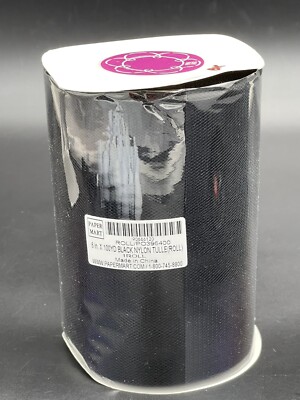 6" X 100YD BLACK Nylon Tulle Paper Mart NEW | eBay