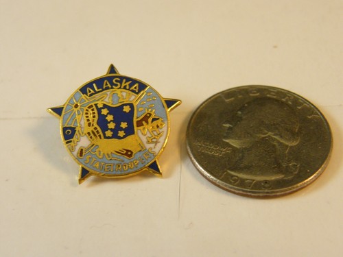ALASKA STATE TROOPER POLICE LOGO MINI BADGE PIN (STYLE #2) | eBay Australia