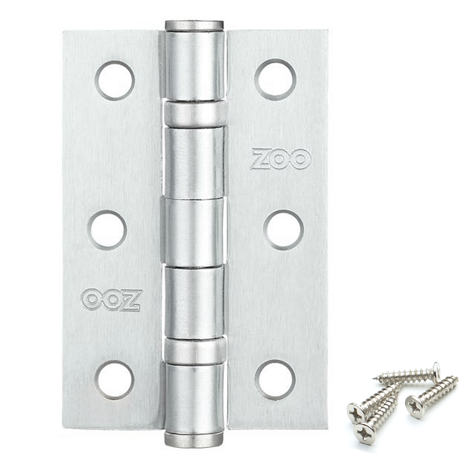 Internal Door Hinges 3 Inch / 76mm Pair Of Zoo Ball Bearing + Screws | eBay