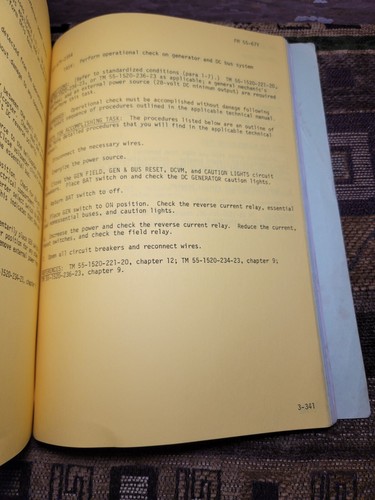 Vintage 1977 Army Attack Helicopter Repairer MOS 67Y Soldiers Manual ...