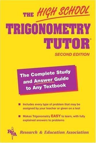 High School Trigonometry Tutor 9780878915668| eBay