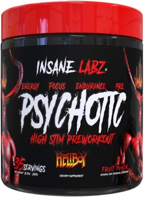 Hellboy Edition, High Stimulant Pre Workout Powder and NO Booster with ...