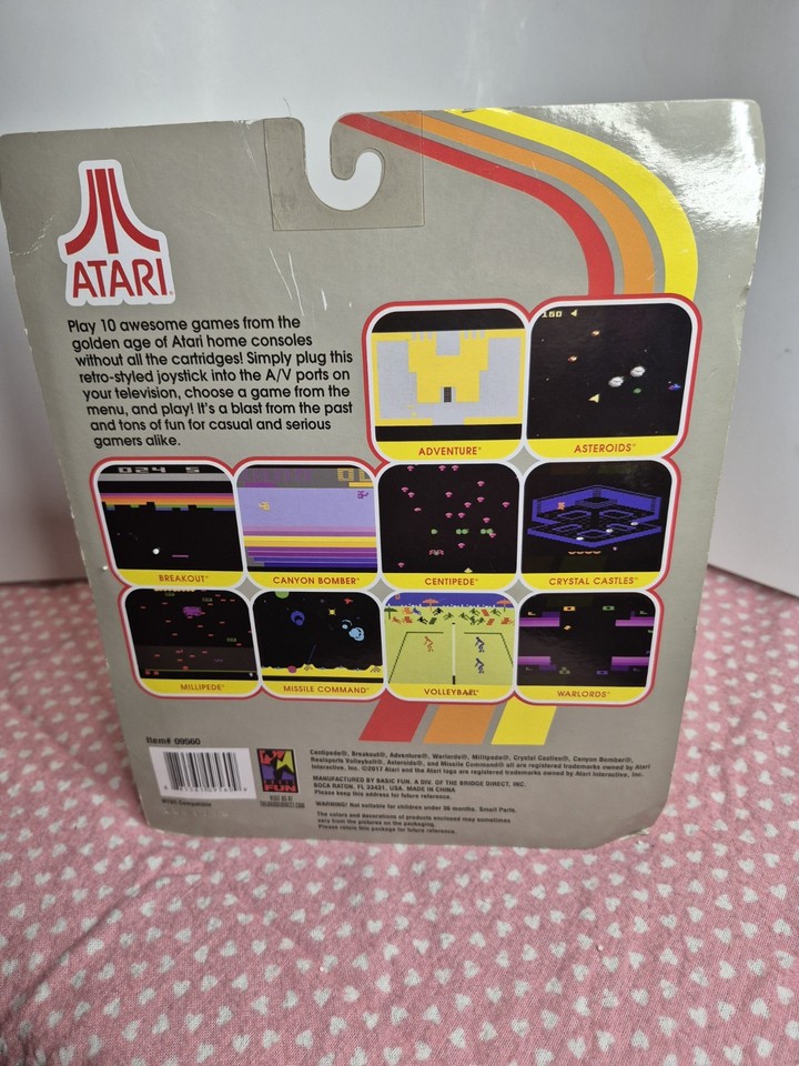 Atari 2600 Plug & Play Joystick Includes 10 Classic Games BnIB | eBay