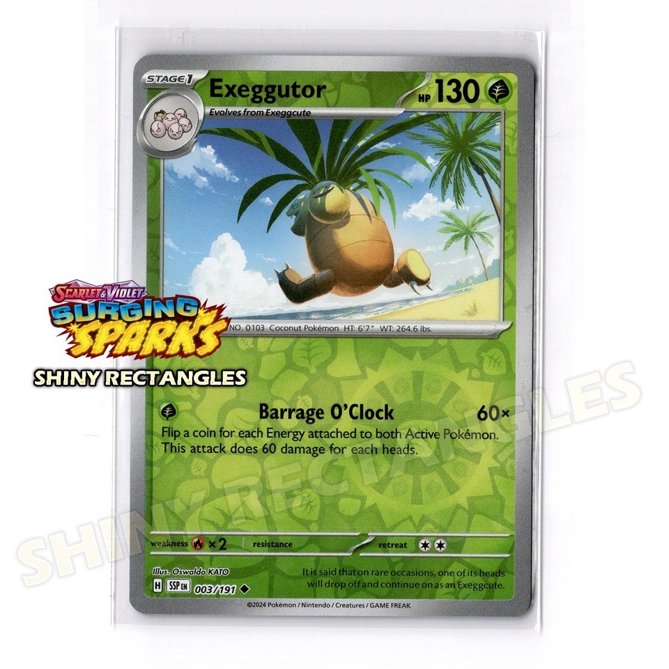 Surging Sparks Pokemon Cards Reverse Holo EX Master Set Singles You ...