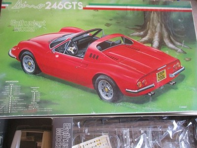 Ferrari Dino 246 GTS Enthusiast Model Kit 1:24 FUJIMI EM18 Bags Sealed ...