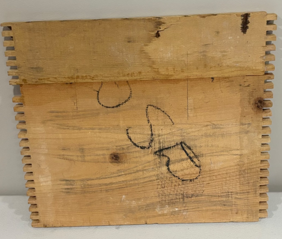 1946 DuPont Explosives Dynamite Wooden Box panel - antique dynamite box ...