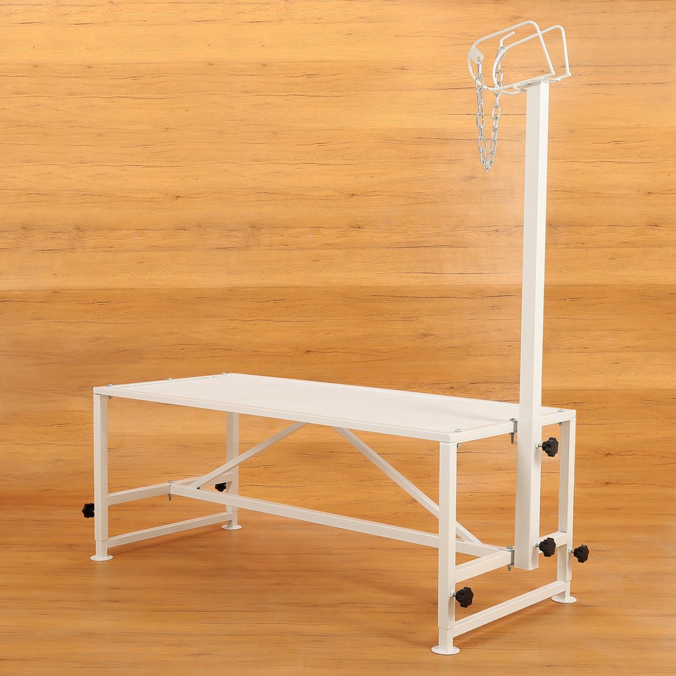 500LBS Livestock Trimming Stand 51"x24" Adjustable Milking Stand For ...
