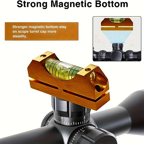 Golden Reticle Leveling System Firearm Scope Crosshair Alignment Level ...