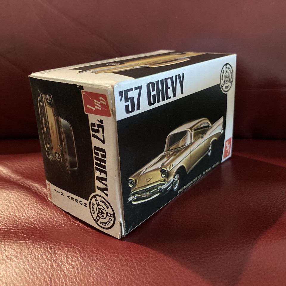 Vintage New AMT Mini 1957 Chevrolet Chevy Hobby Kit in Box T105 1:43 | eBay