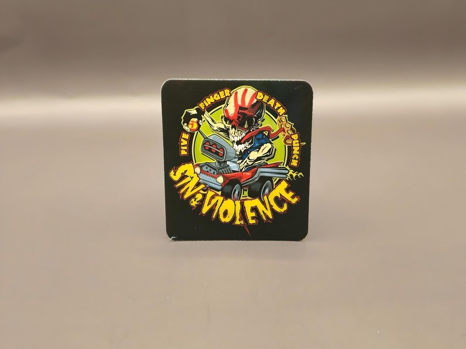 Five Finger Death Punch Vinyl Stickers 5FDP Heavy Metal Metalhead ...