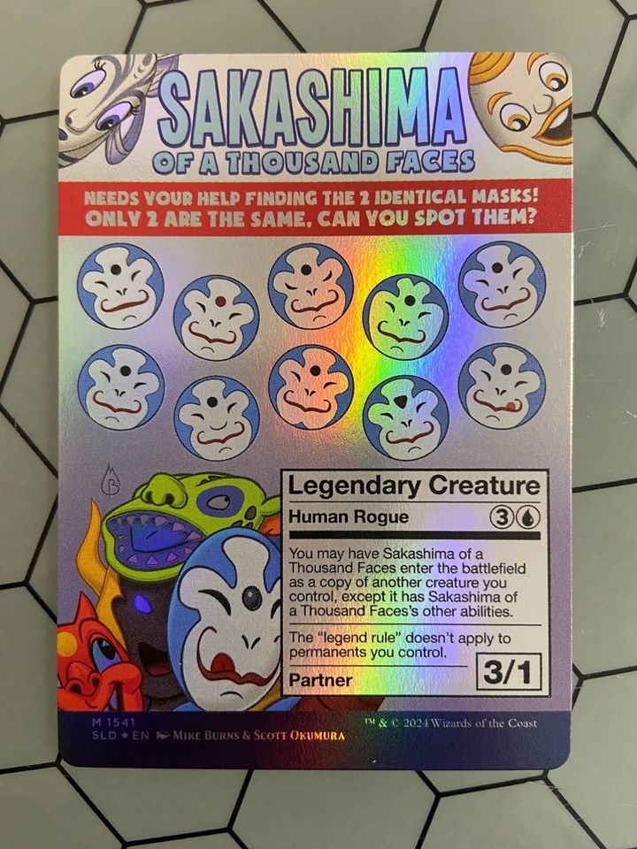 MTG | Secret Lair | 🐱‍🚀 Sakashima of a Thousand Faces (1541) 🐱‍🚀 🌟 FOIL ...