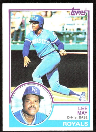 1983 1935B Topps Lee May Kansas City Royals #377 | eBay