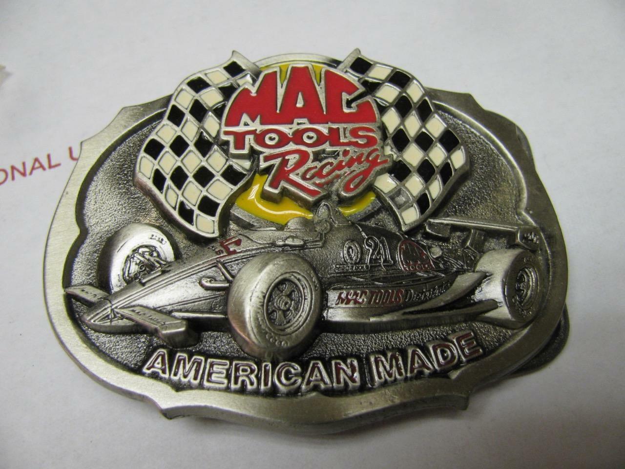 Mac Tools Racing Belt Buckle Made In USA | eBay