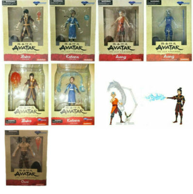 Avatar The Last Airbender Figures Aang Katara Zuko Diamond Select ...