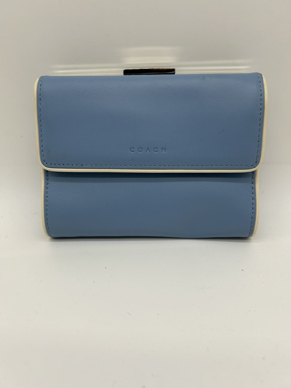 coach wallet / Blue / Used - Gem