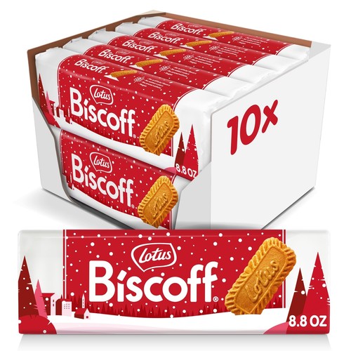 Lotus Biscoff, Caramelized Biscuit Cookies, non GMO + Vegan - 8.8 Ounce ...