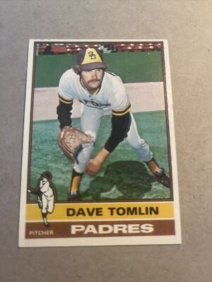 1976 Topps Dave Tomlin #398 San Diego Padres | eBay