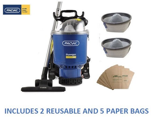Pacvac Superpro 700 Commercial Backpack vacuum cleaner | eBay