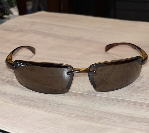 Ray-ban RB 4051 Brown Tortoise Shell Sunglasses *tint Is Peeling, Needs ...