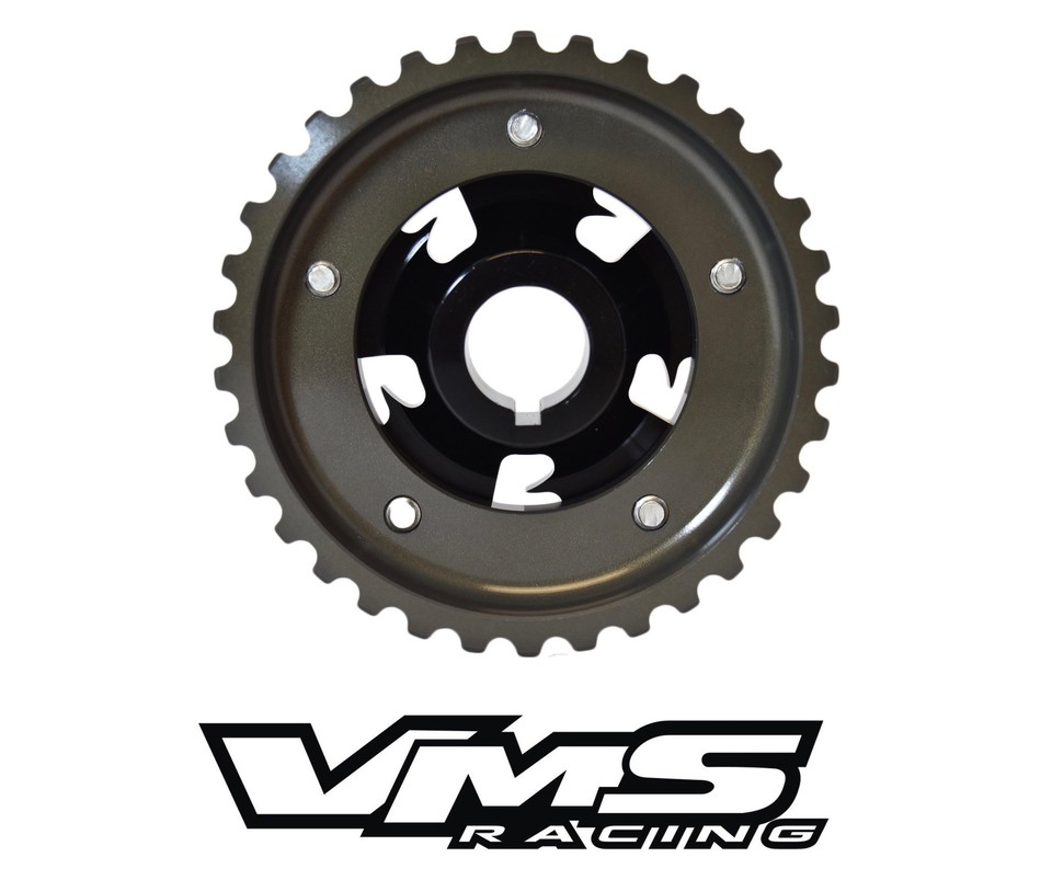 VMS x GATES RACING TIMING BELT & CAM GEAR FOR 96-00 HONDA CIVIC D16 ...