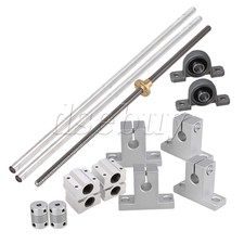 Dual Rail Support 8mm Lead Rod 20cm Axis Bearing Shaft Horizontal Set ...