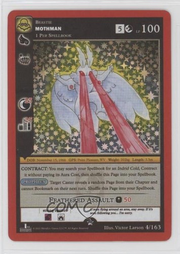 2021 MetaZoo - Nightfall 1st Edition Holo Mothman #4 | eBay