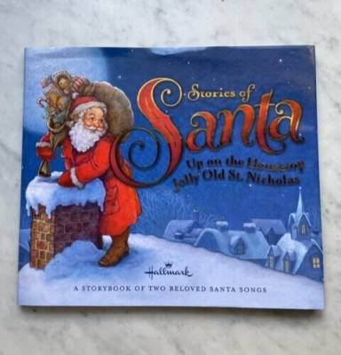 2003 HALLMARK STORIES OF SANTA STORYBOOK OF TWO SANTA SONGS CHRISTMAS ...